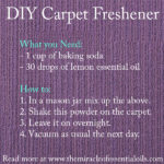 Homemade Carpet Freshener with Essential Oils - The Miracle of ...
