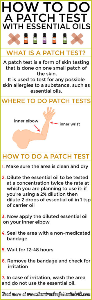 How to Perform a Patch Test - The Miracle of Essential Oils