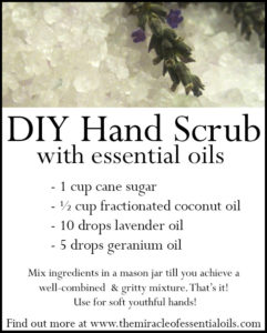 DIY Essential Oil Hand Scrub for Soft & Smooth Hands - The Miracle of ...